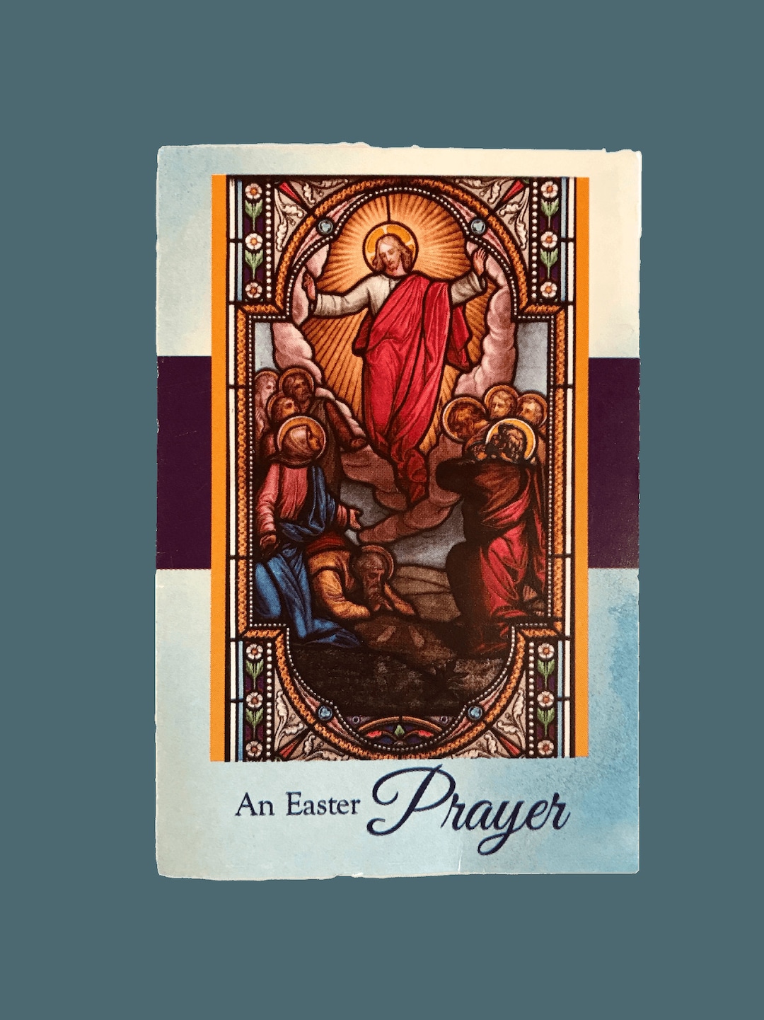 Prayer Card an Easter Prayer Lord Jesus Your Resurrection No Laminated ...