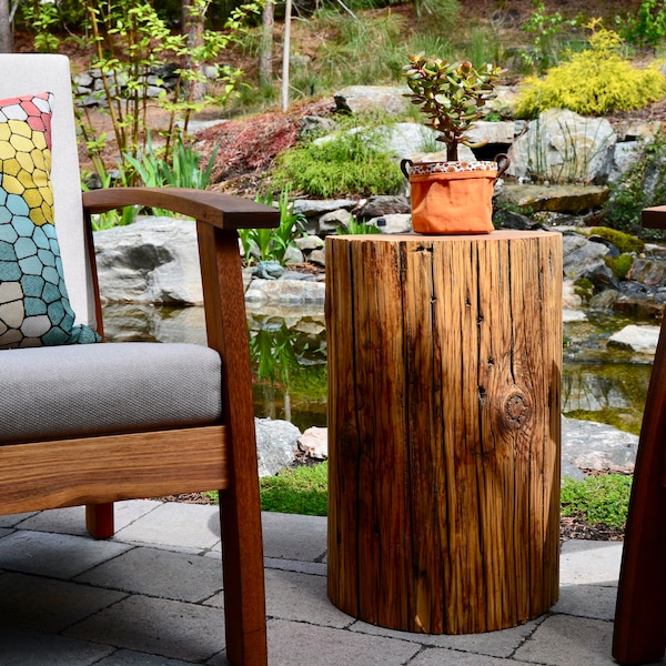 Stump Side Table - Etsy