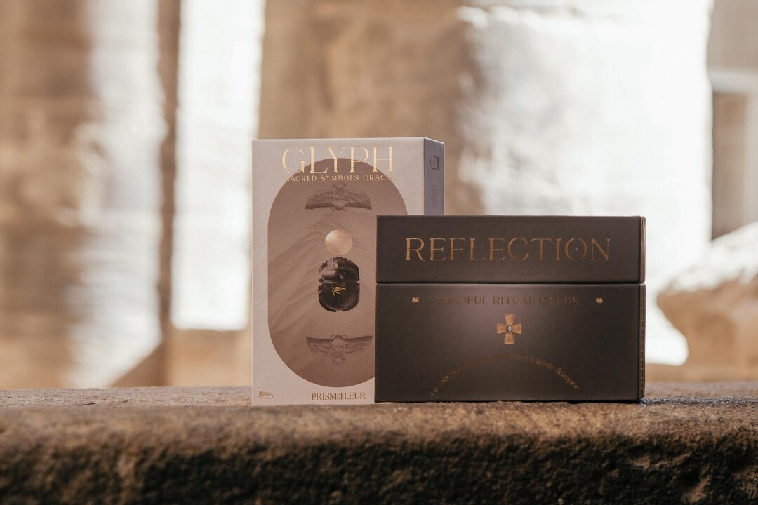 Oracle Bundle | Glyph Symbols Oracle + Reflection Mindful Ritual Deck ...