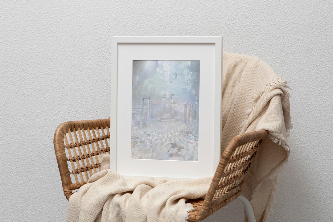 Atlantis Rising Print | Luminous Mystical Art | Mermaid, Mintaka ...