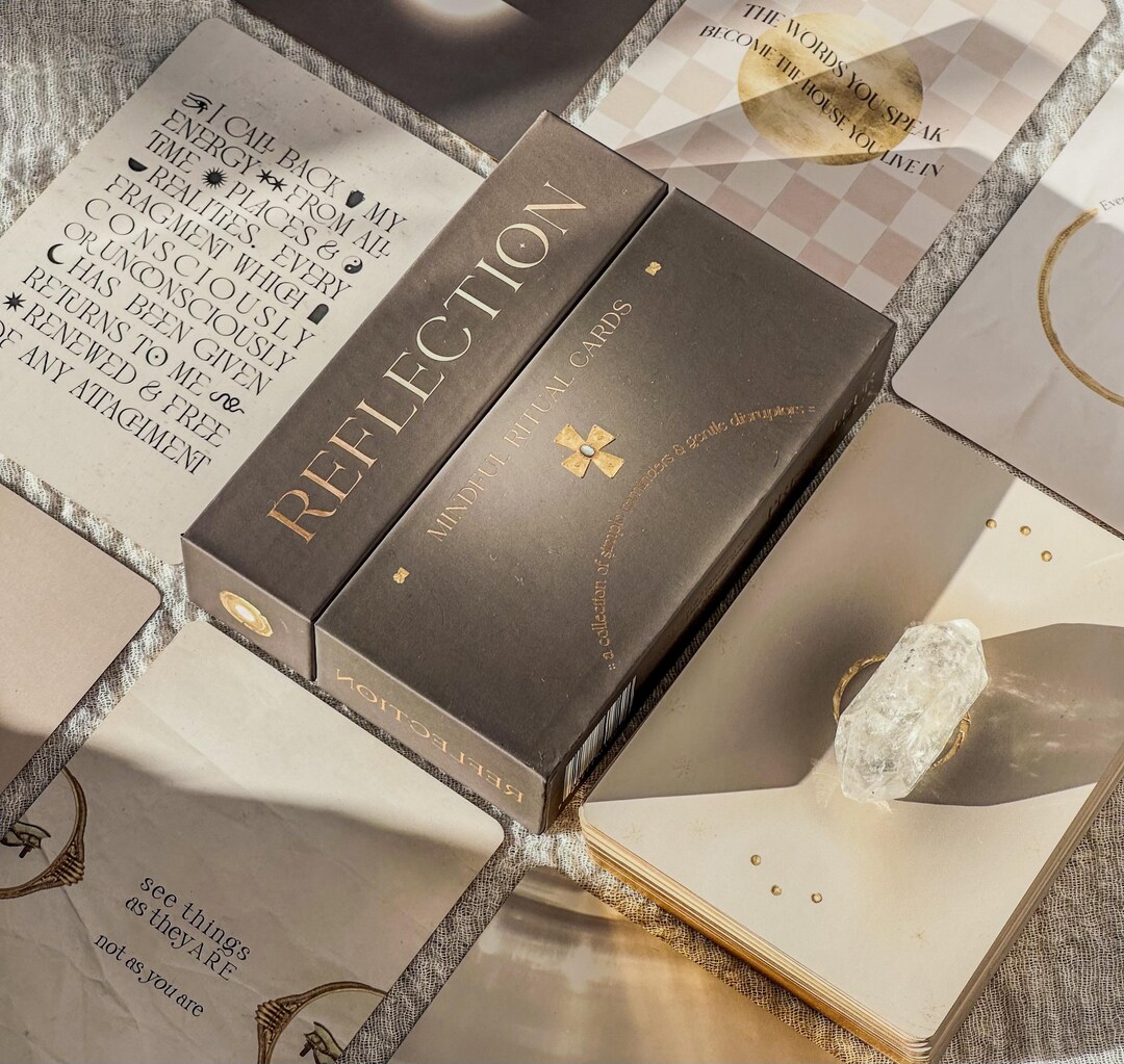 Reflection Mindful Ritual Oracle Cards, Mindset & Affirmation Deck ...