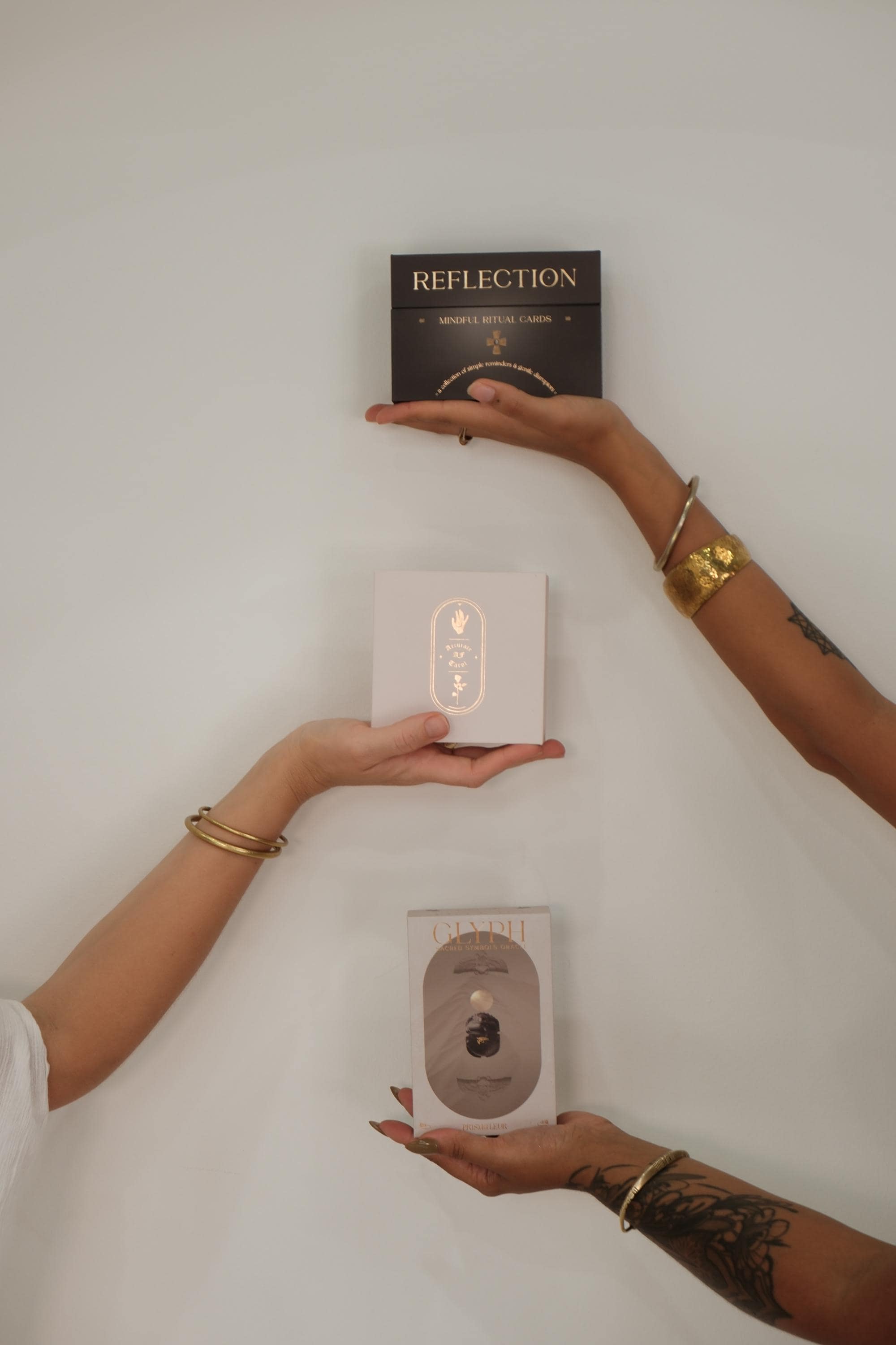 Ancient + Ethereal Oracle and Tarot Deck Bundle | Glyph Symbols ...