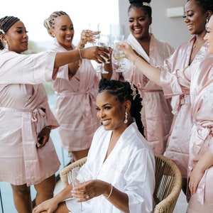 Satin Robe - Girls Trip Gift - Girls Trip Pajamas - Pj's - Spa Robe ...