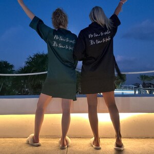 Satin Robe - Girls Trip Gift - Girls Trip Pajamas - Pj's - Spa Robe ...