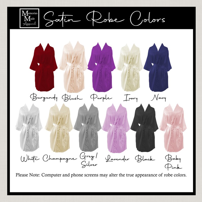 Satin Robe Girls Trip Gift Girls Trip Pajamas Pj's - Etsy