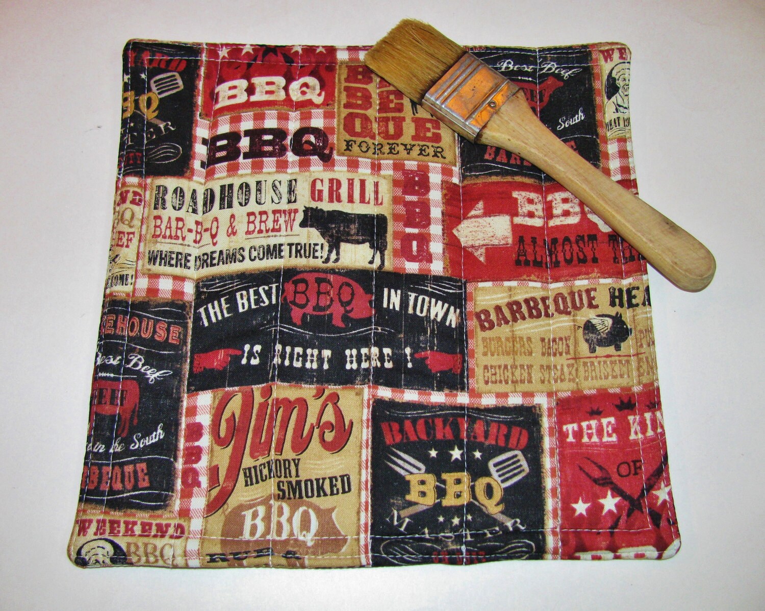 BBQ Print Kitchen Linens - Etsy