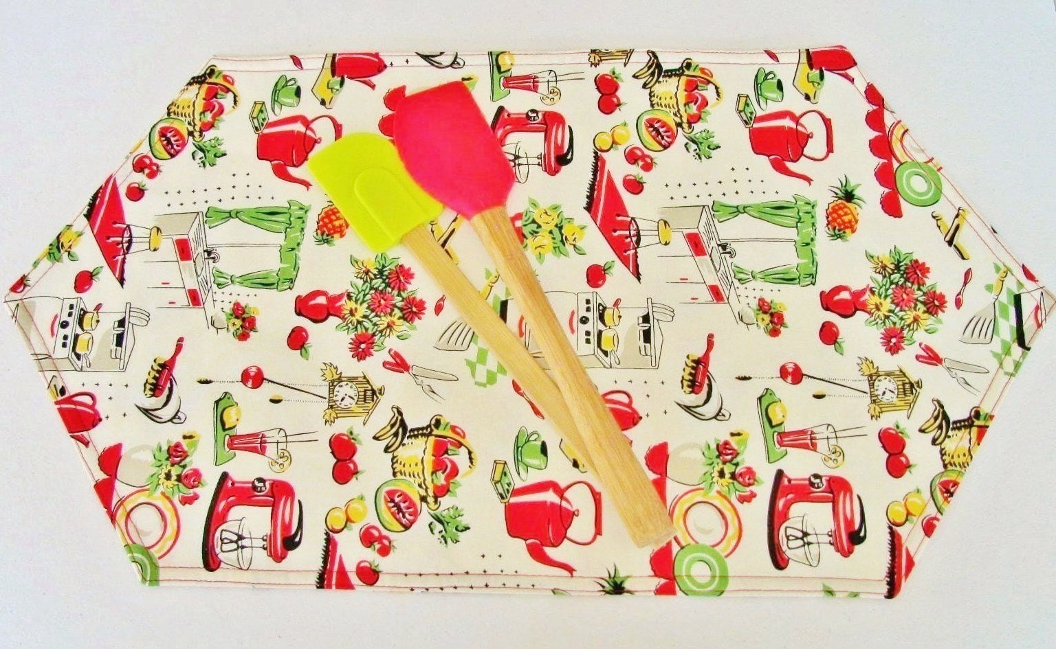 Fifties Retro Kitchen Linens - Etsy