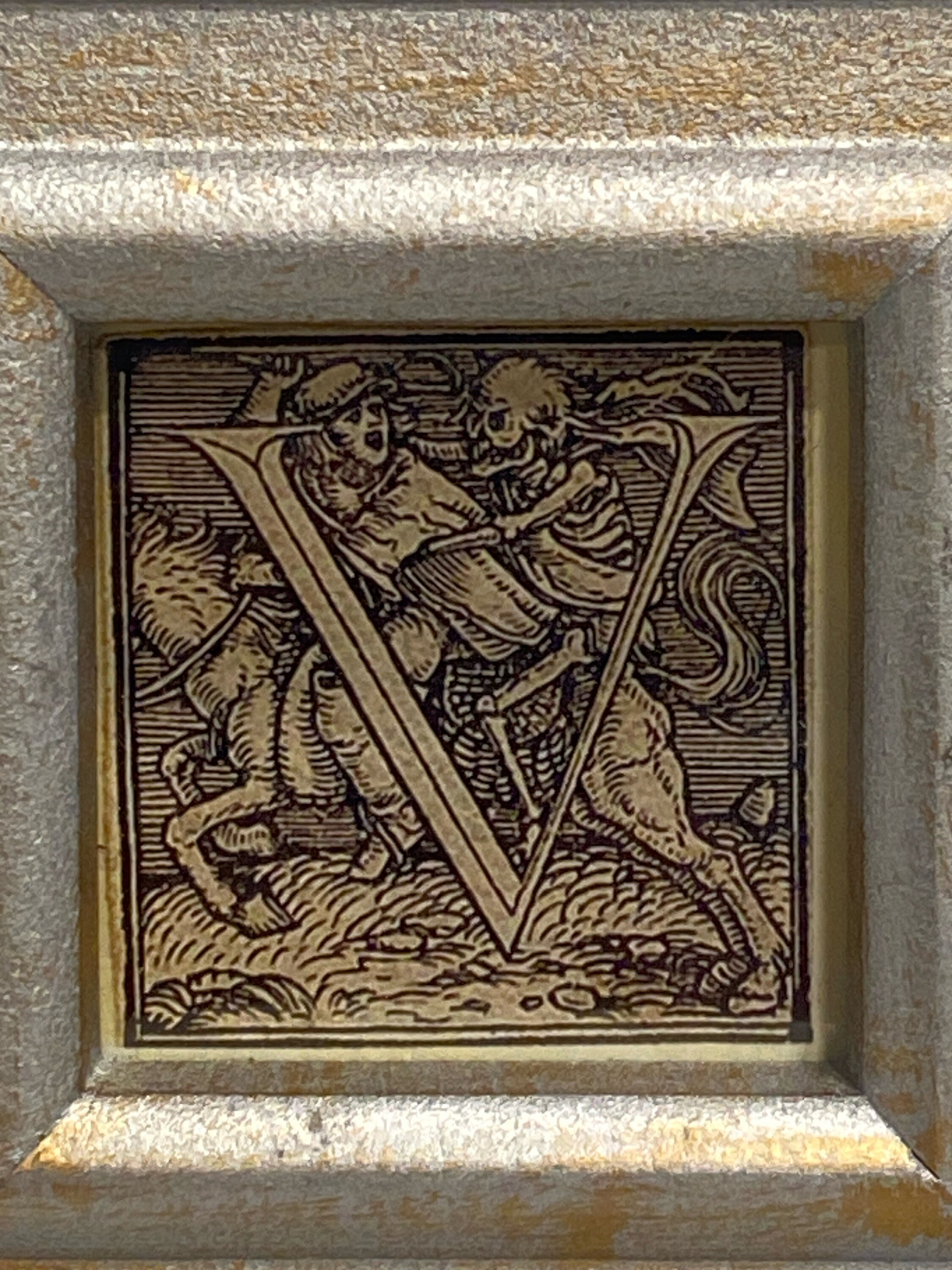Hans Holbein's Dance of Death Alphabet Gold Silver Frame Oddities ...