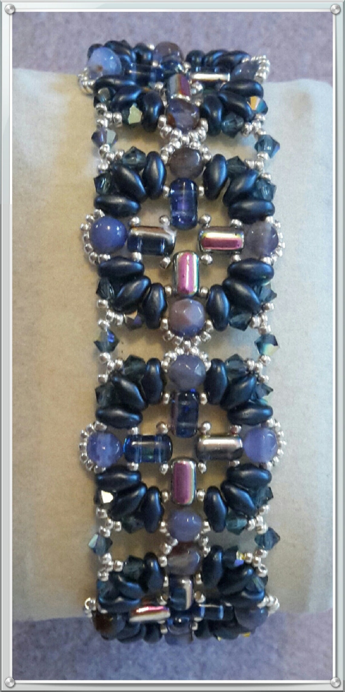Blue Velvet Bracelet Pattern - Etsy