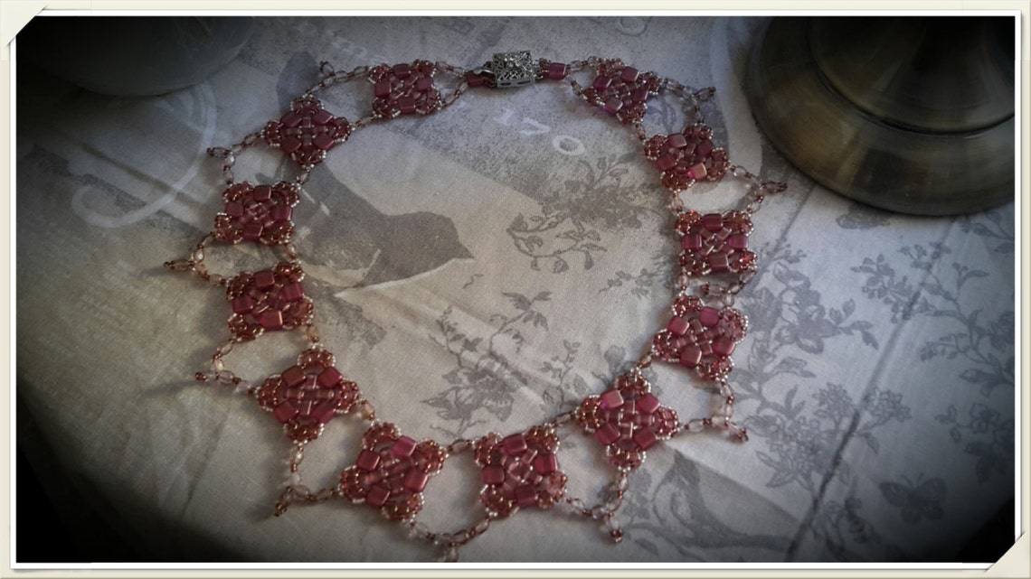 Rosebud Necklace Pattern - Etsy