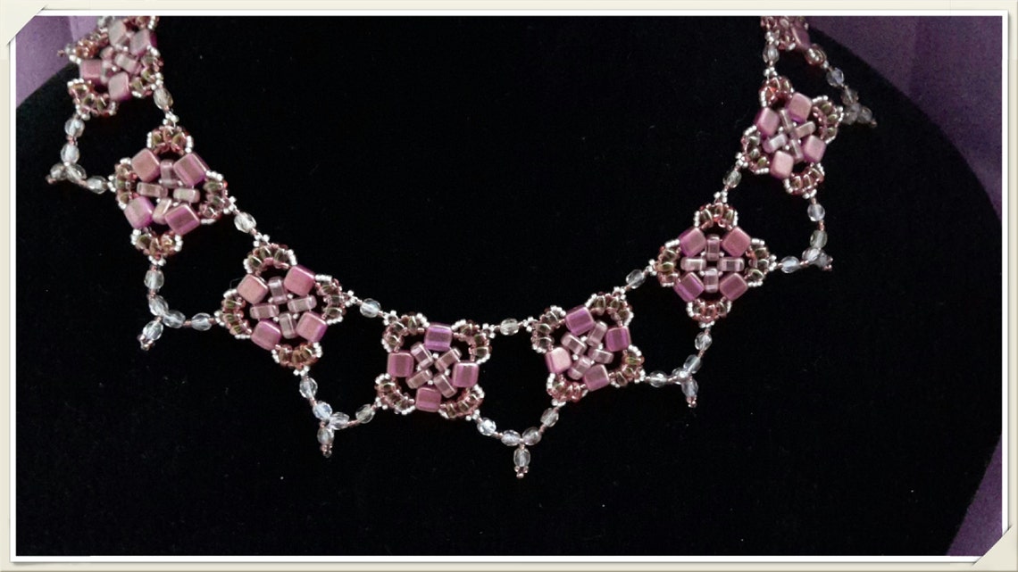 Rosebud Necklace Pattern - Etsy