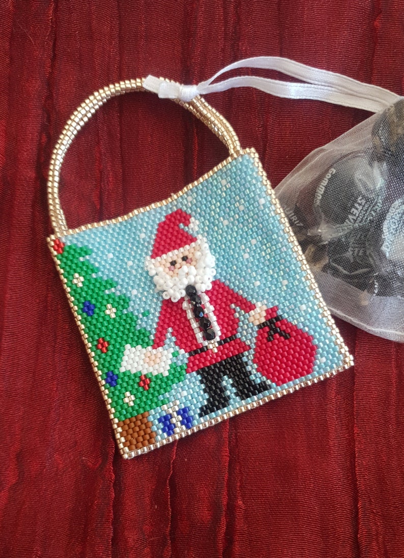 Santa's Gift Bag Ornament Pattern - Etsy Canada