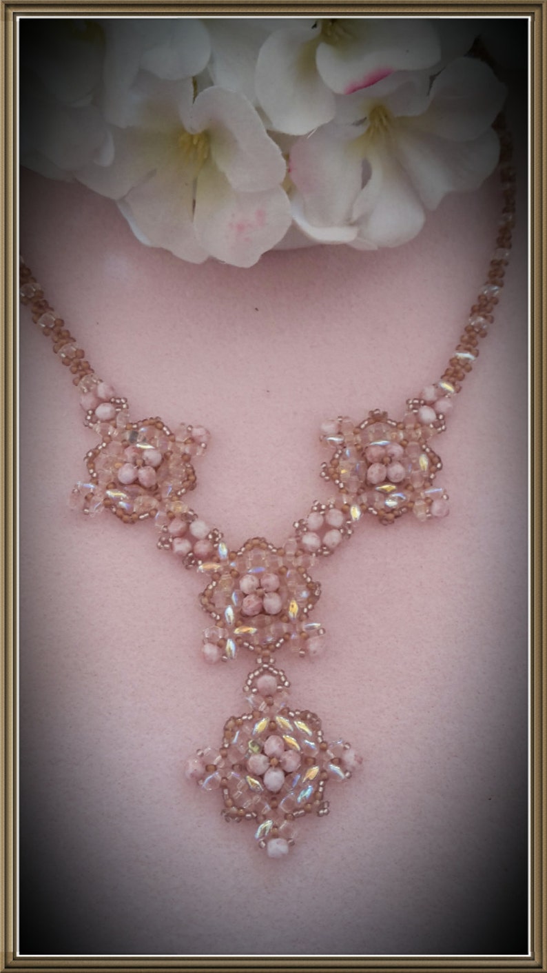 Rosette Necklace Pattern - Etsy