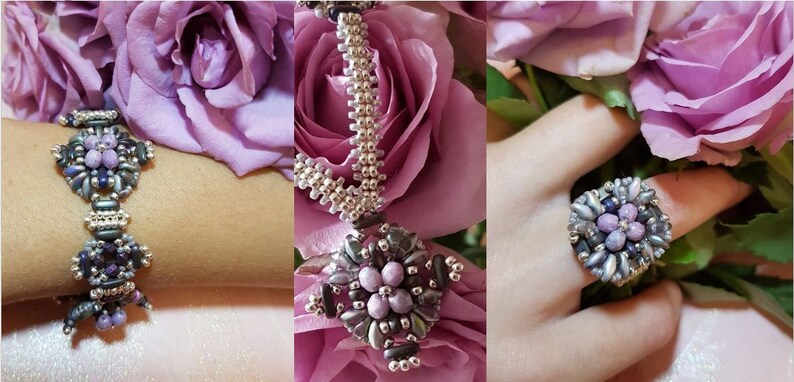 Purple Rain Pattern Set - Etsy