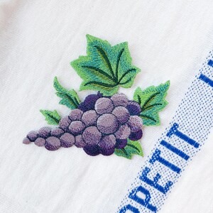 Grapes Iron on Patches, Summer Fruit Patch for Tote Bag Cloths Pouch ...