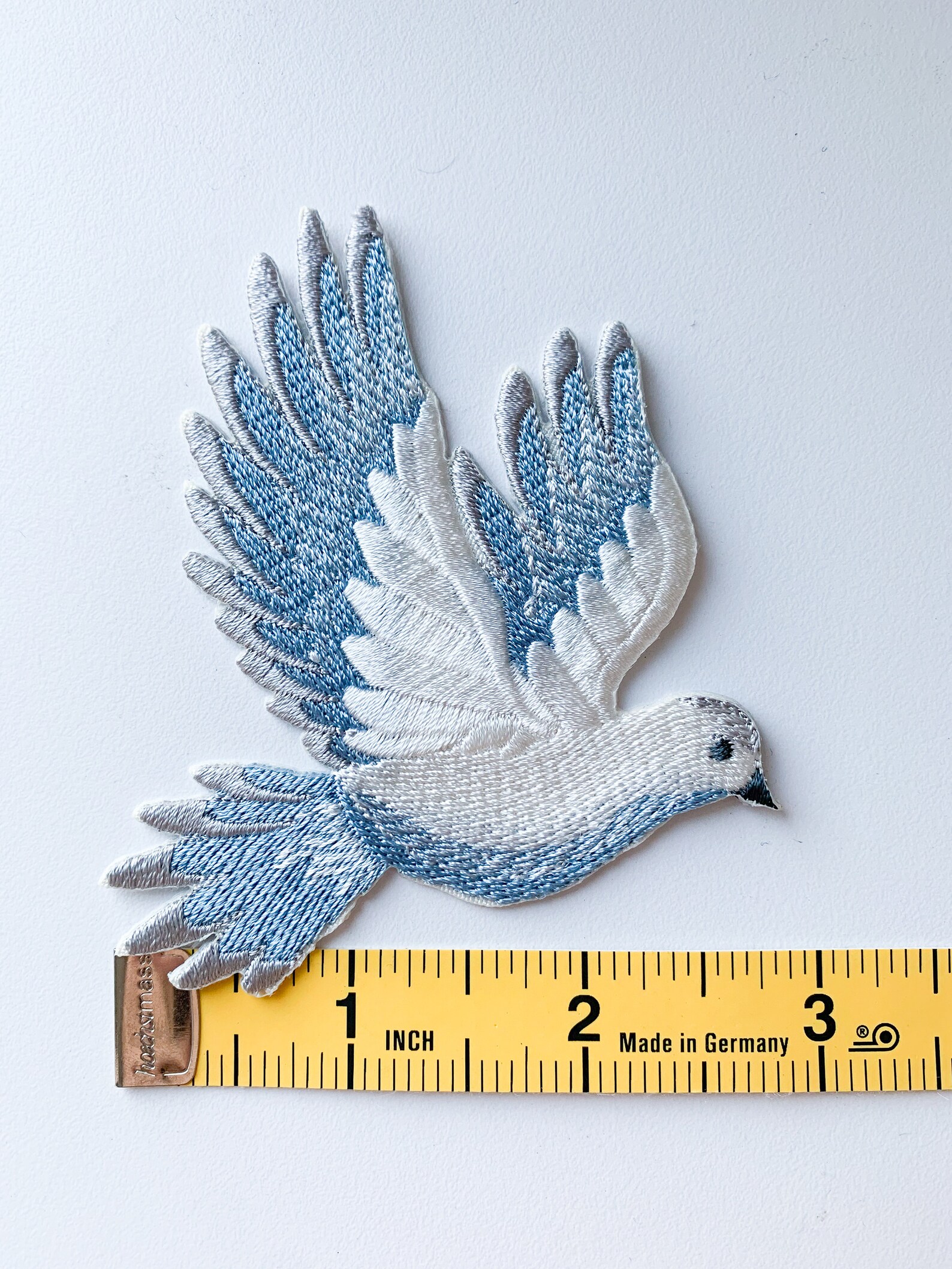 Peace Dove Bird Iron on Patch, Bird Embroidered Dove Applique Badge ...