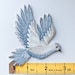 Peace Dove Bird Iron on Patch, Bird Embroidered Dove Applique Badge ...