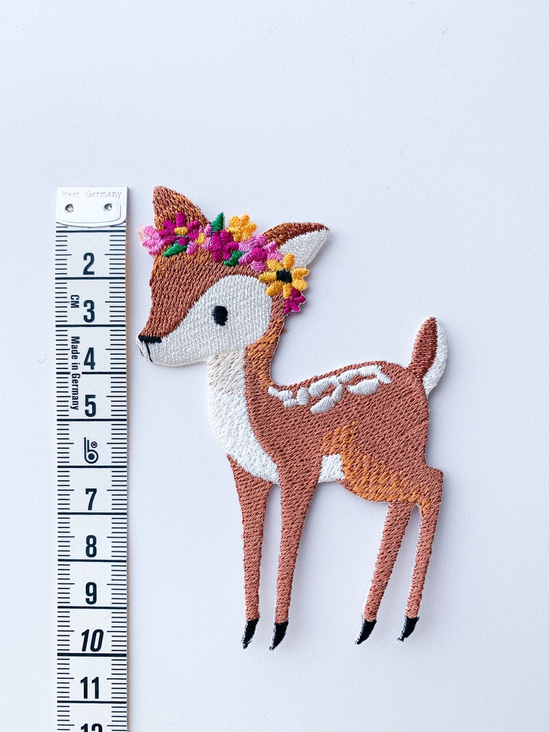 Forest Friends Patch, Woodland Animals Iron on Patches, Deer Owl Rabbit ...