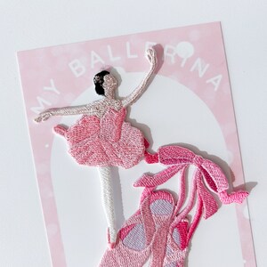 Ballet Ballerina Iron on Patch, Girls Party Faovrs, Ballerina Gift, Pink Birthday Favors ...