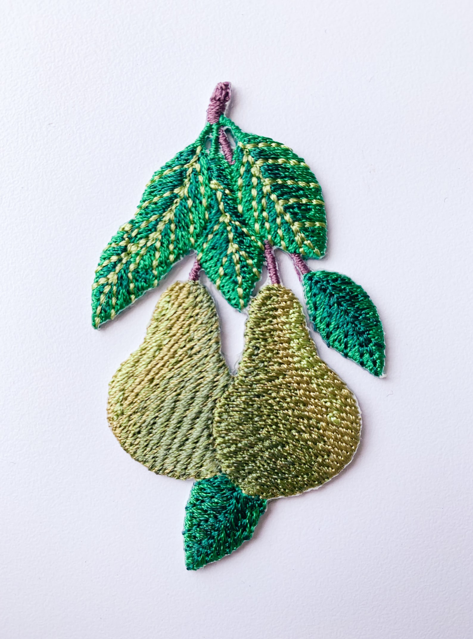 Small Fruit Iron on Patches, Cherry Mango Plum Pear Orange Lemon ...