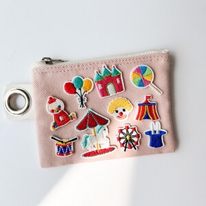 Set of 10 Mini Carnival Iron on Patches, Small Embroidered Festival ...