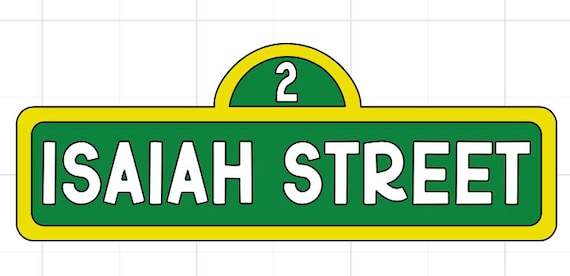 Sesame Street Sign