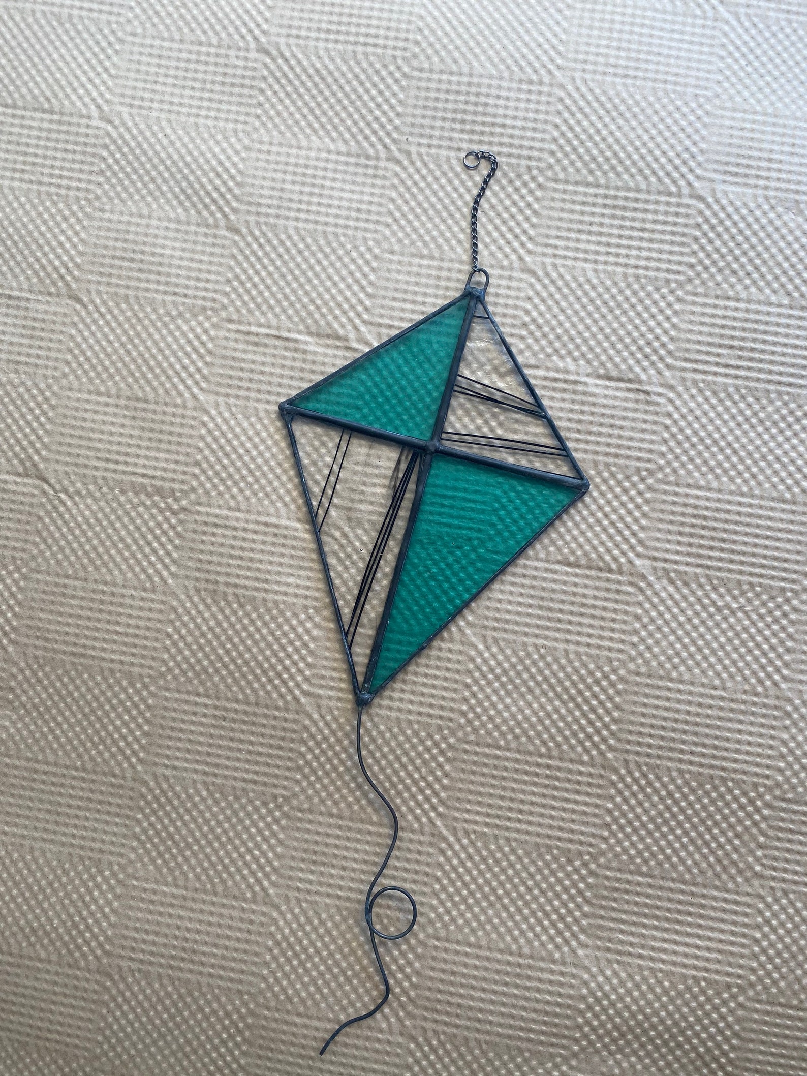 Stained Glass Kite Suncatcher - Etsy