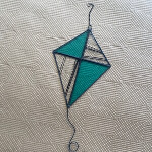 Stained Glass Kite Suncatcher - Etsy