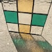 Checkered Stained Glass Window Panel - Etsy