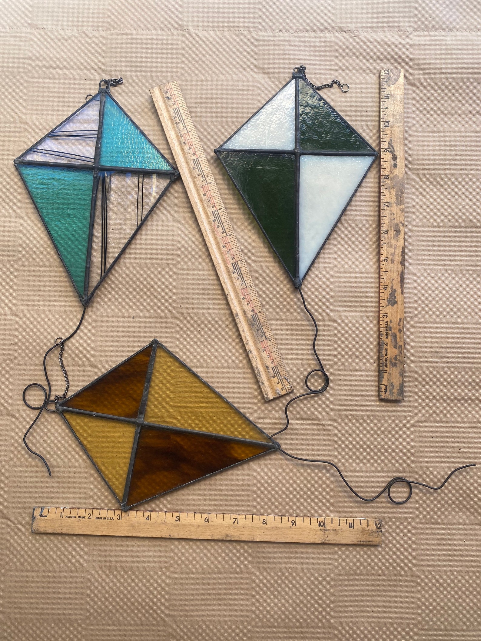 Stained Glass Kite Suncatcher - Etsy
