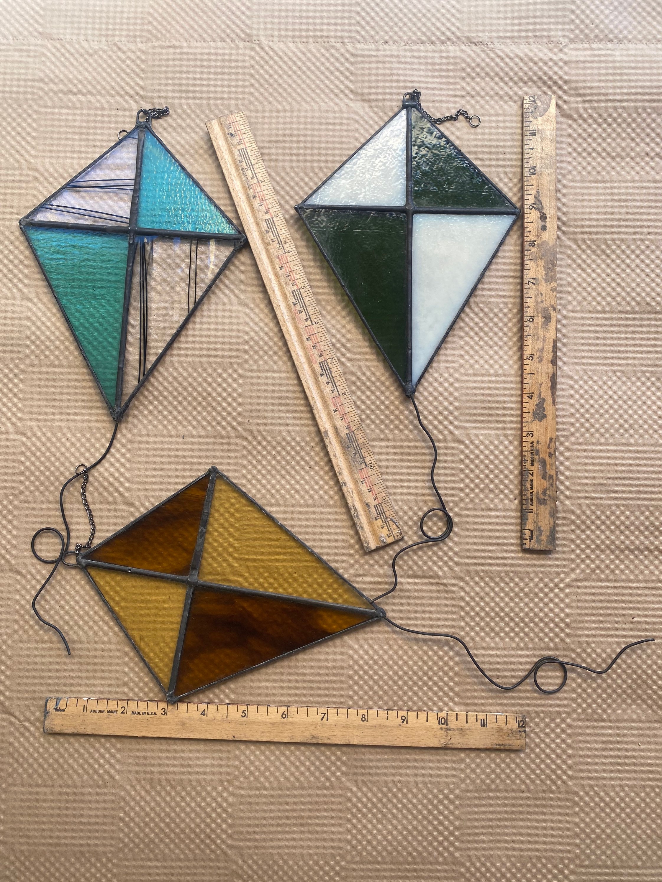 Stained Glass Kite Suncatcher - Etsy