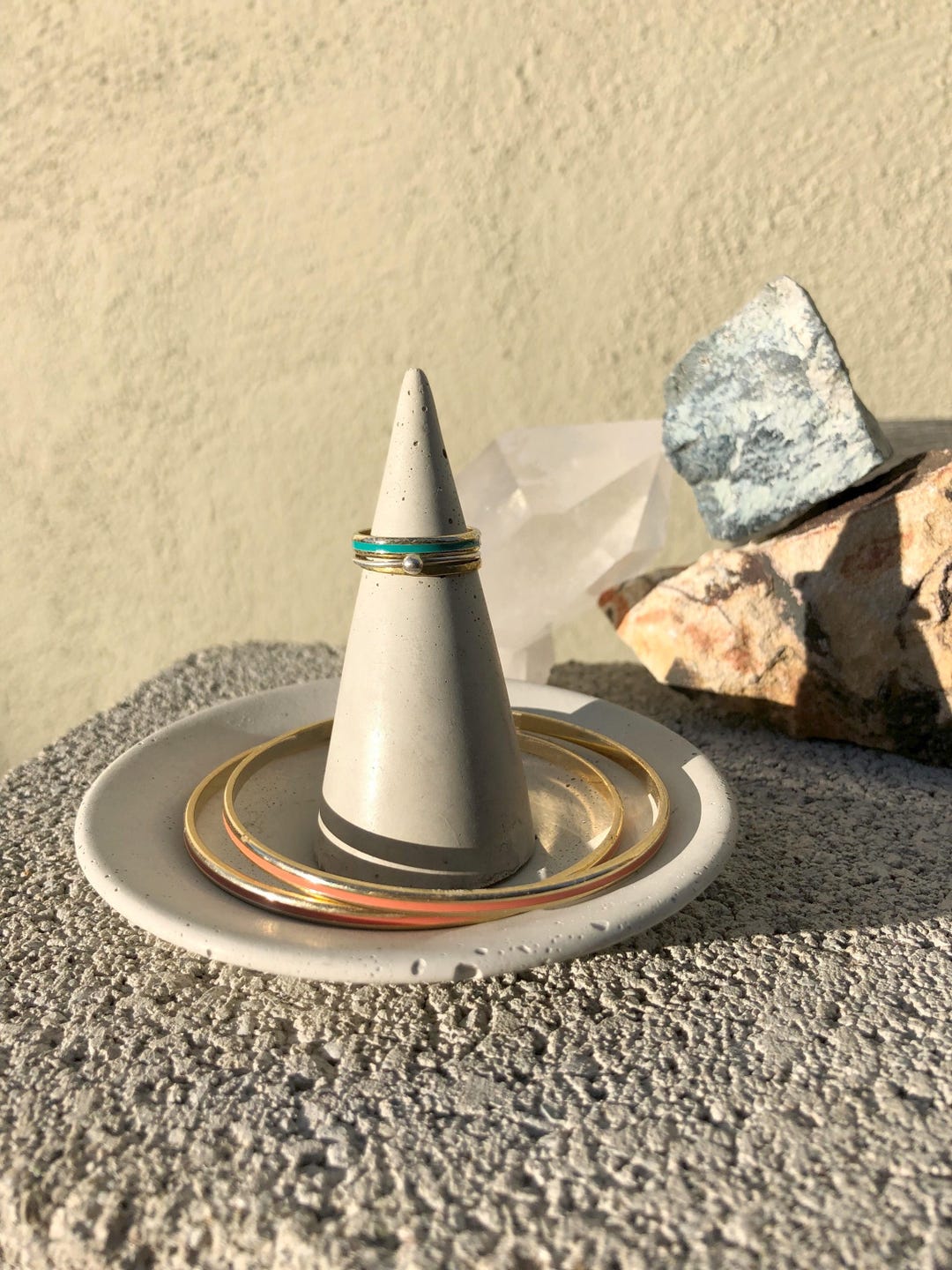 Concrete Cone Ring Holder Unpigmented Natural - Etsy