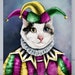 Custom Jester Portrait Jester Pet Portrait Pet Portraits - Etsy