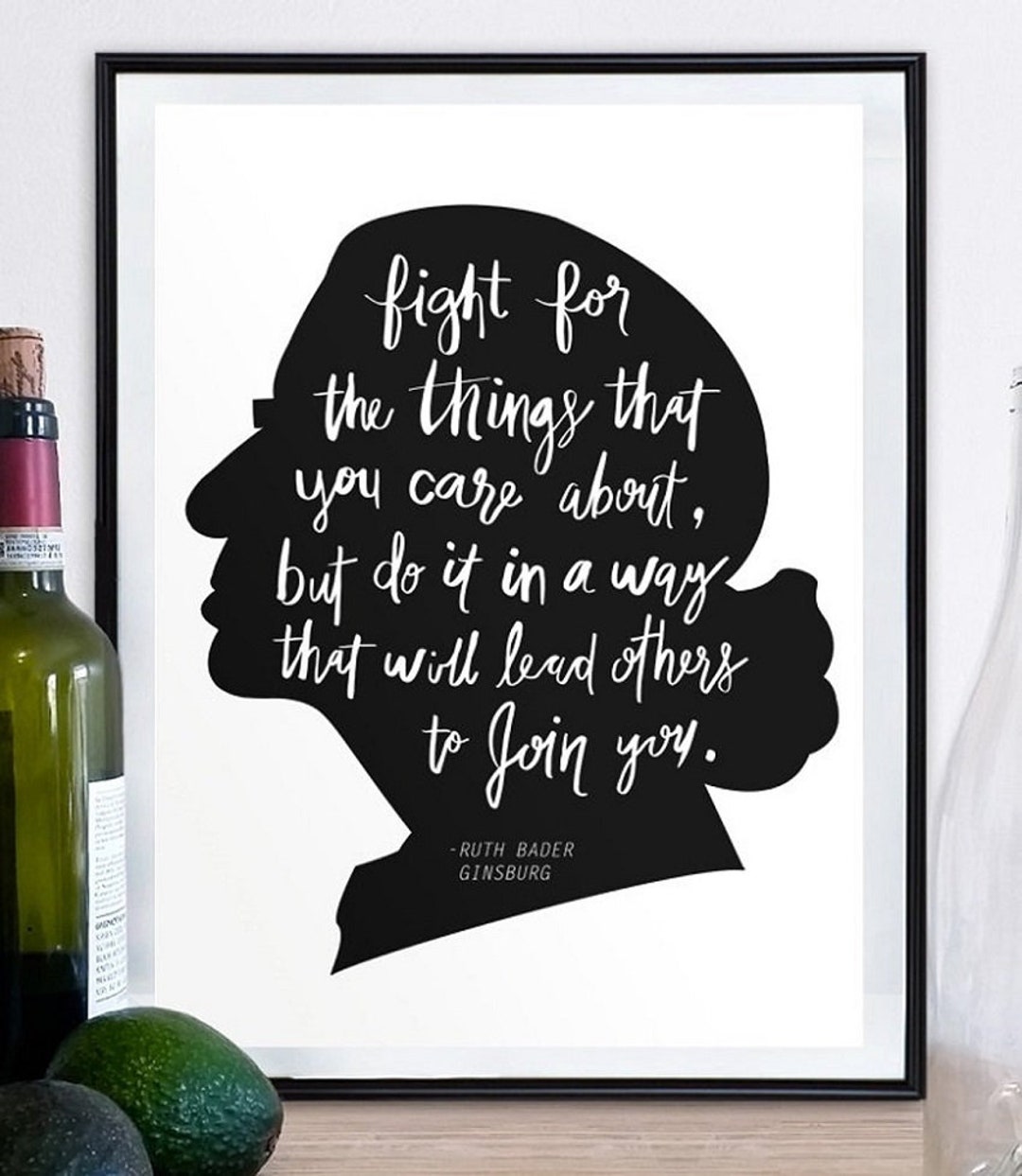 Ruth Bader Ginsburg Print, Ruth Bader Ginsburg, Ginsburg Quote ...