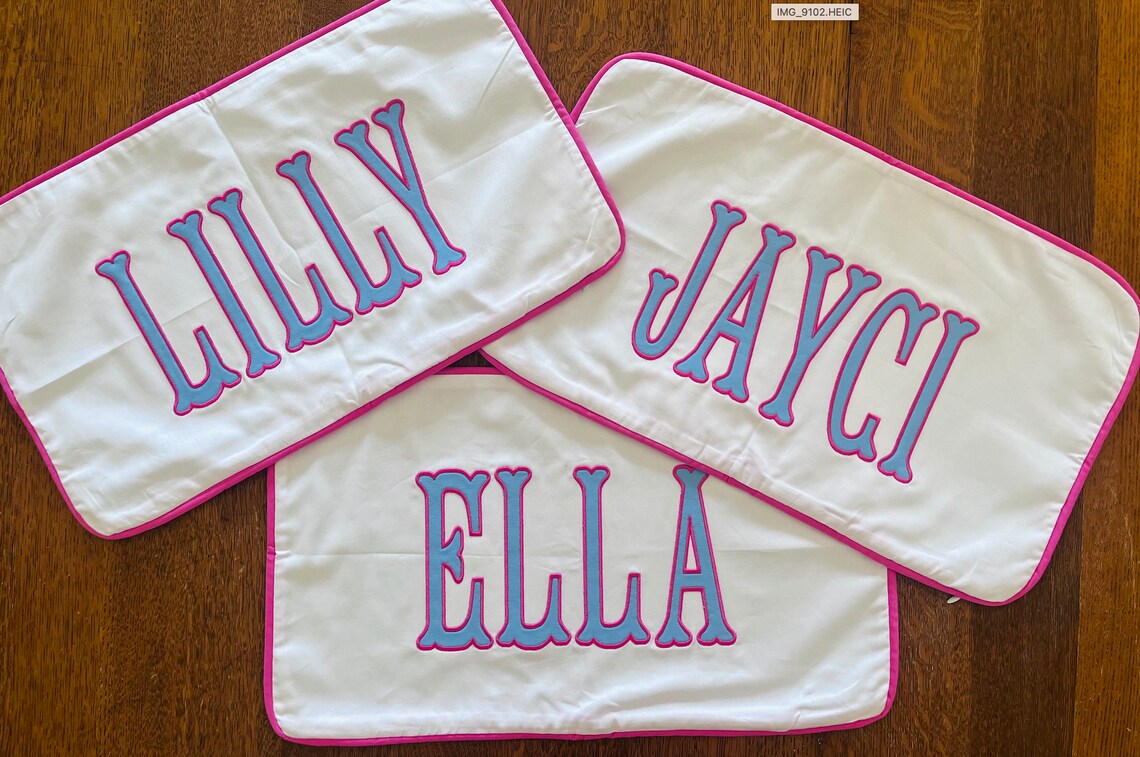 Appliqué Monogram Pillow Cover, Dorm Pillow, Southern Decor, Baby ...