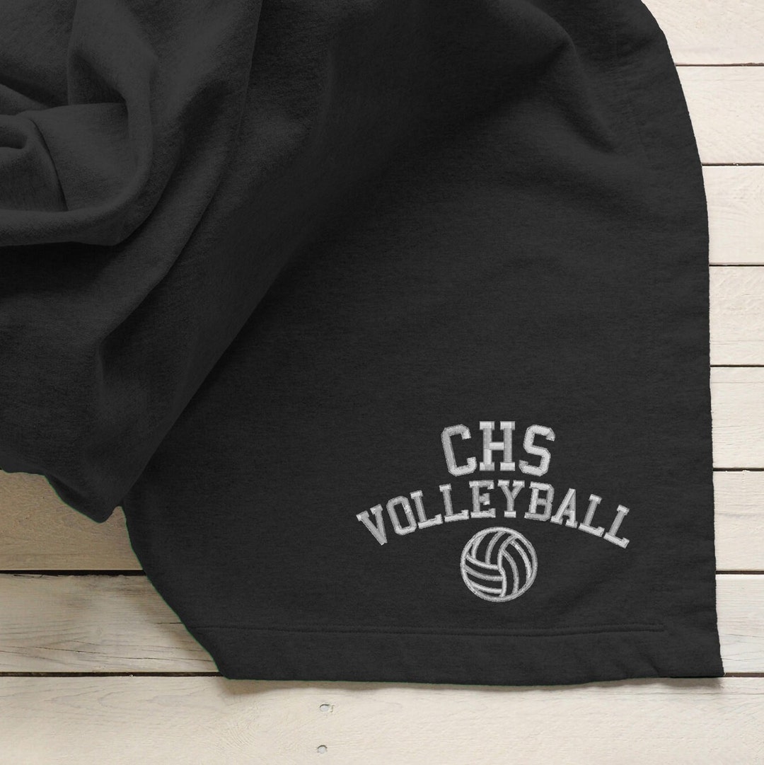 Custom Sports Blanket, Team Graduation Blanket, Embroidered Sherpa ...