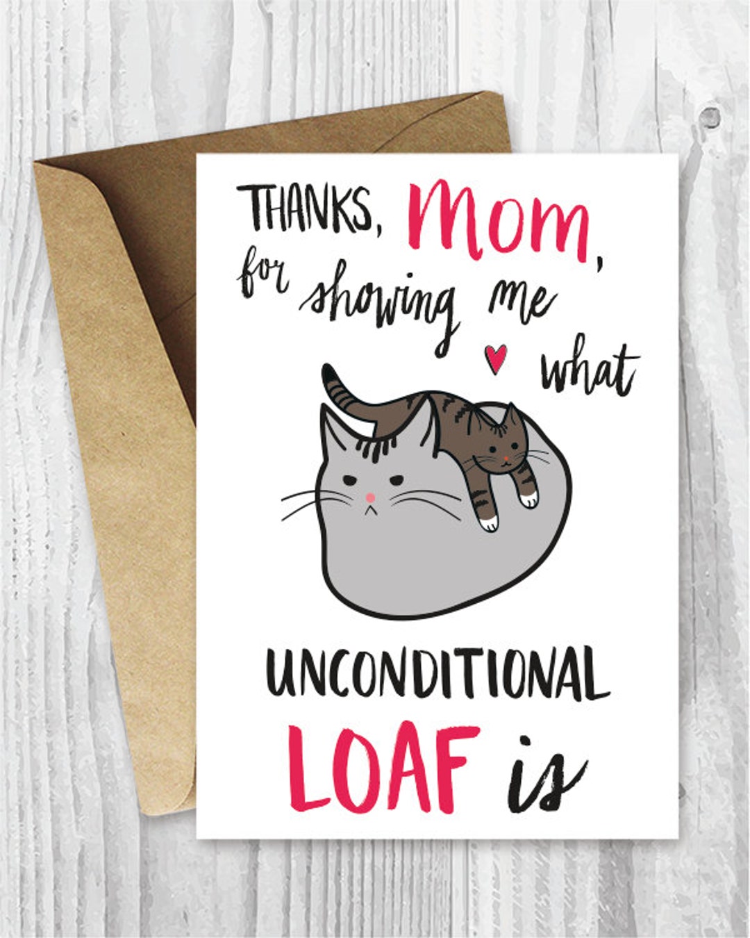 Mother's Day Card Funny, Funny Mothers Day Card Printable, Cat Mom Card ...