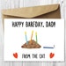 Funny Printable Birthday Card From the Cat Cat Barfday | Etsy