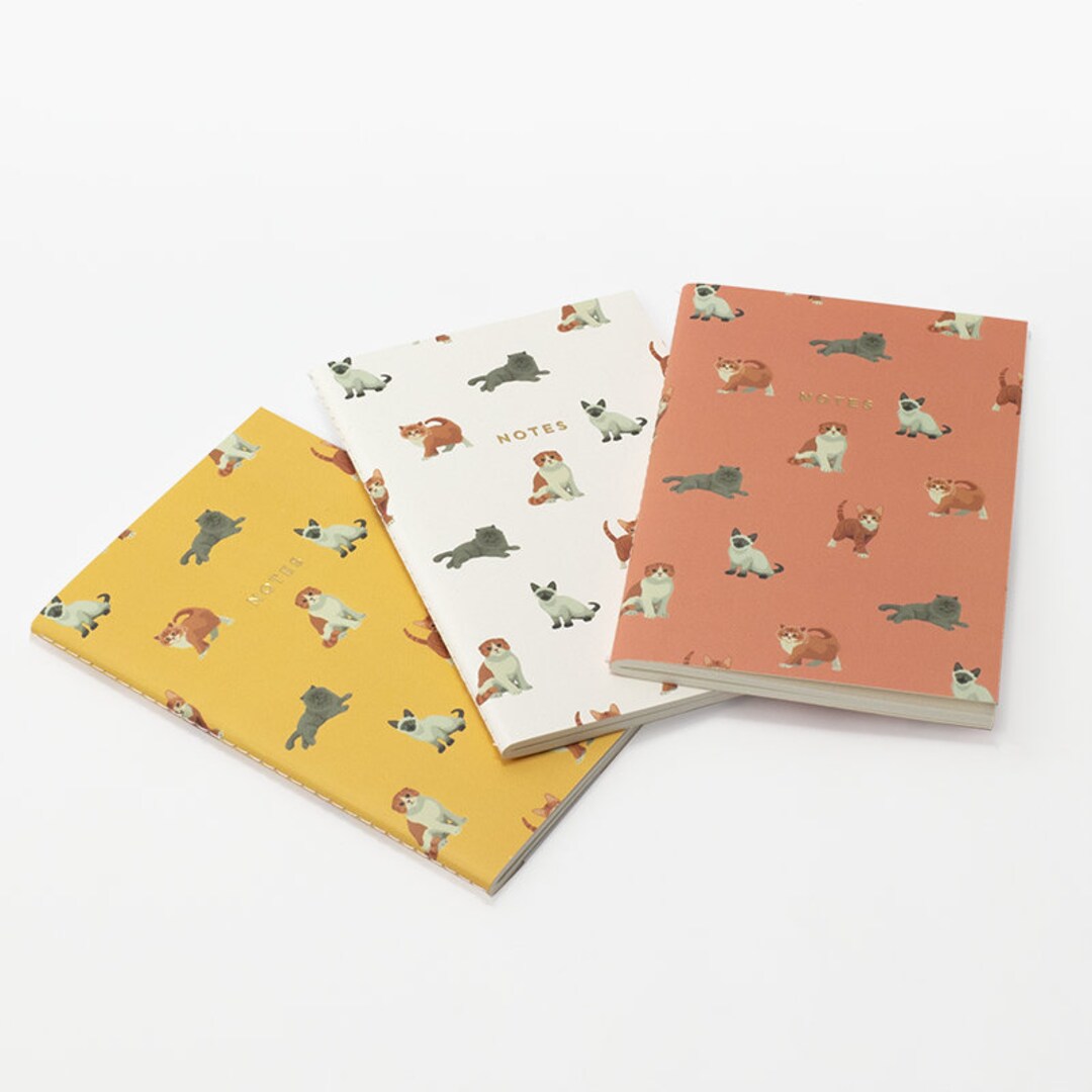 Mini Meow Meow Notebook 3/SET - Etsy