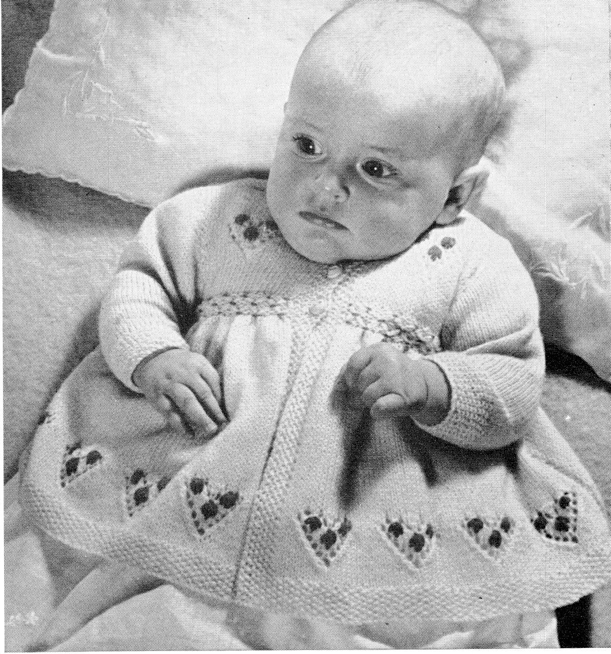 Vintage 1950's Baby Knitting Pattern Newborn to 6 Months Coats ...