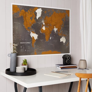 Scratch the World ® Black Map Edition - Scratch off Places You Travel ...