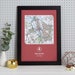 Personalised Postcode Map Print - World, Personalised,gift,wall Décor ...