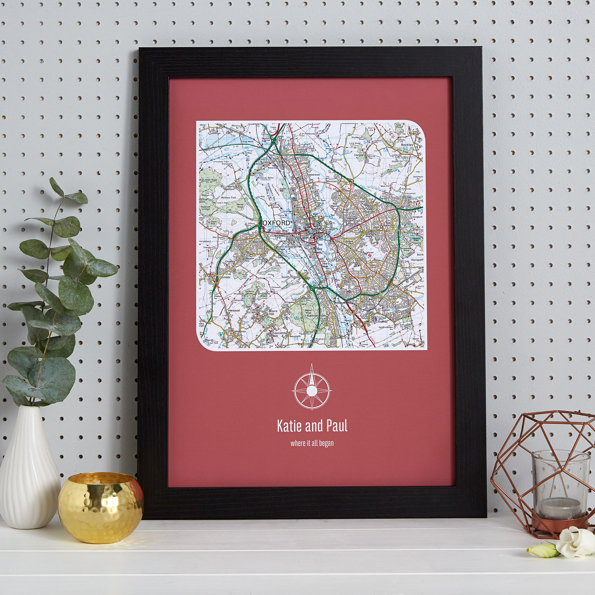 Personalised Postcode Map Print World - Etsy UK