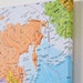 Political World Map Canvas Print – Detailed Cartography Wall Art - Etsy
