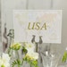 Classic World Countries Wedding Table Name Cards - World, Travel ...