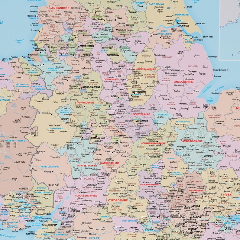 British Isles Administrative Map | Etsy British Isles Administrative Map | Etsy