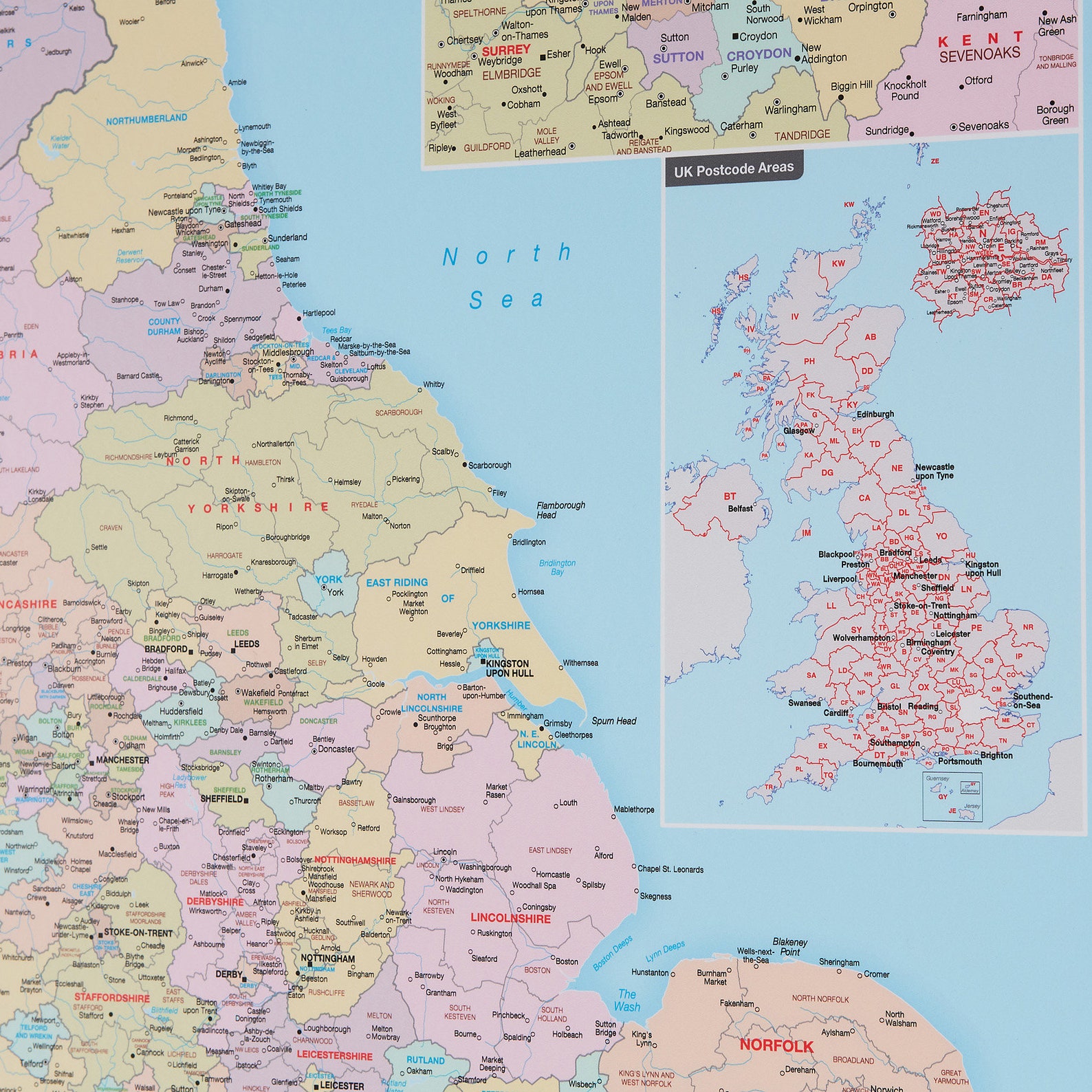 British Isles Administrative Map - Etsy