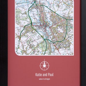 Personalised Postcode Map Print - World, Personalised,gift,wall Décor ...