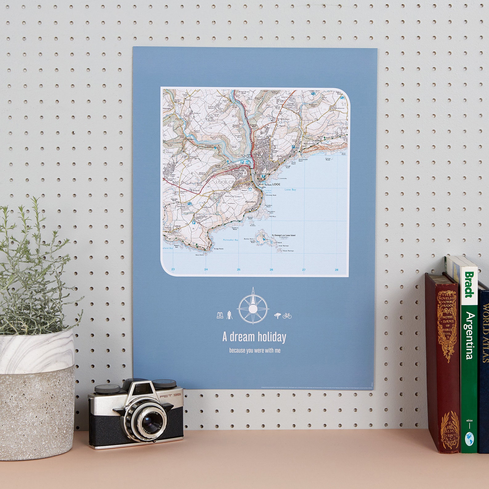 Personalised Postcode Map Print World - Etsy UK