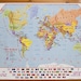 Match the Flags World Map - Playroom, Bedroom, World Map, Map Poster ...